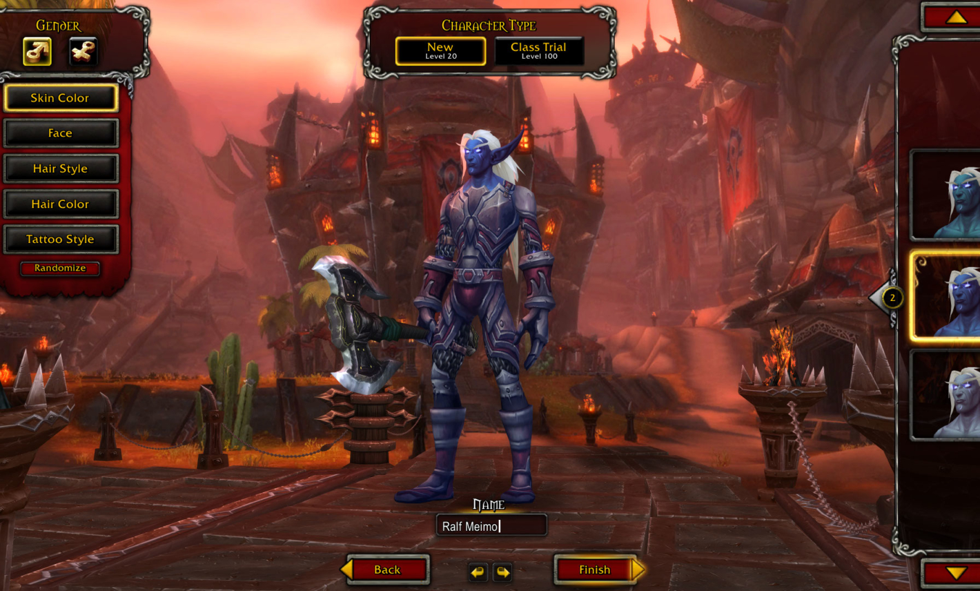 Das ist der Login-Screen von World of Warcraft: Dragonflight