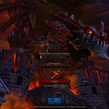 Das ist der Login-Screen von World of Warcraft: Dragonflight
