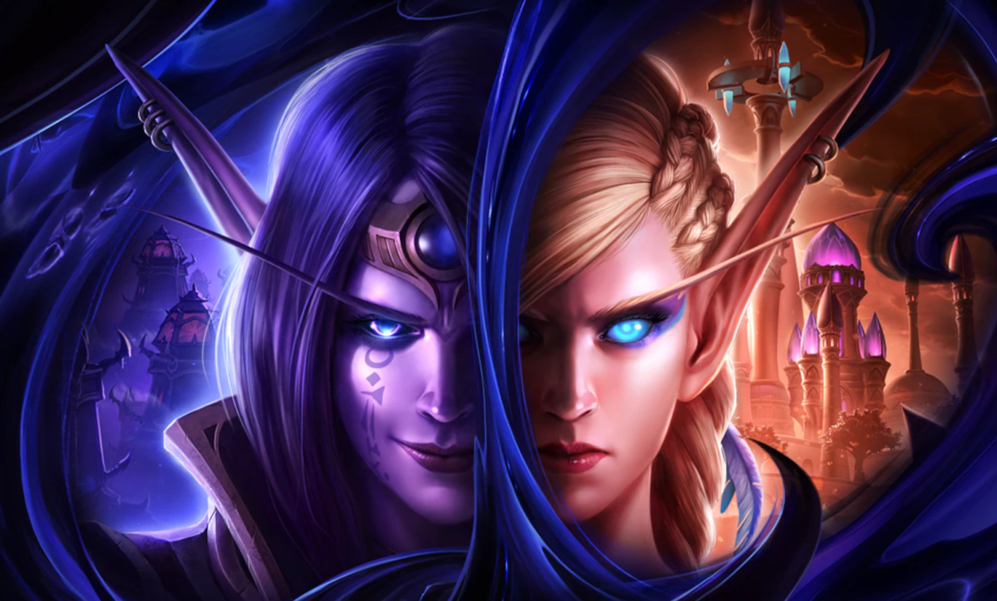 Das ist der Login-Screen von World of Warcraft: Dragonflight